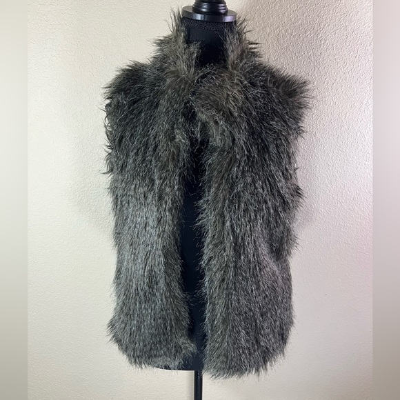 Ci Sono | Jackets & Coats | Ci Sono By Catalina Faux Fur In Dark ...